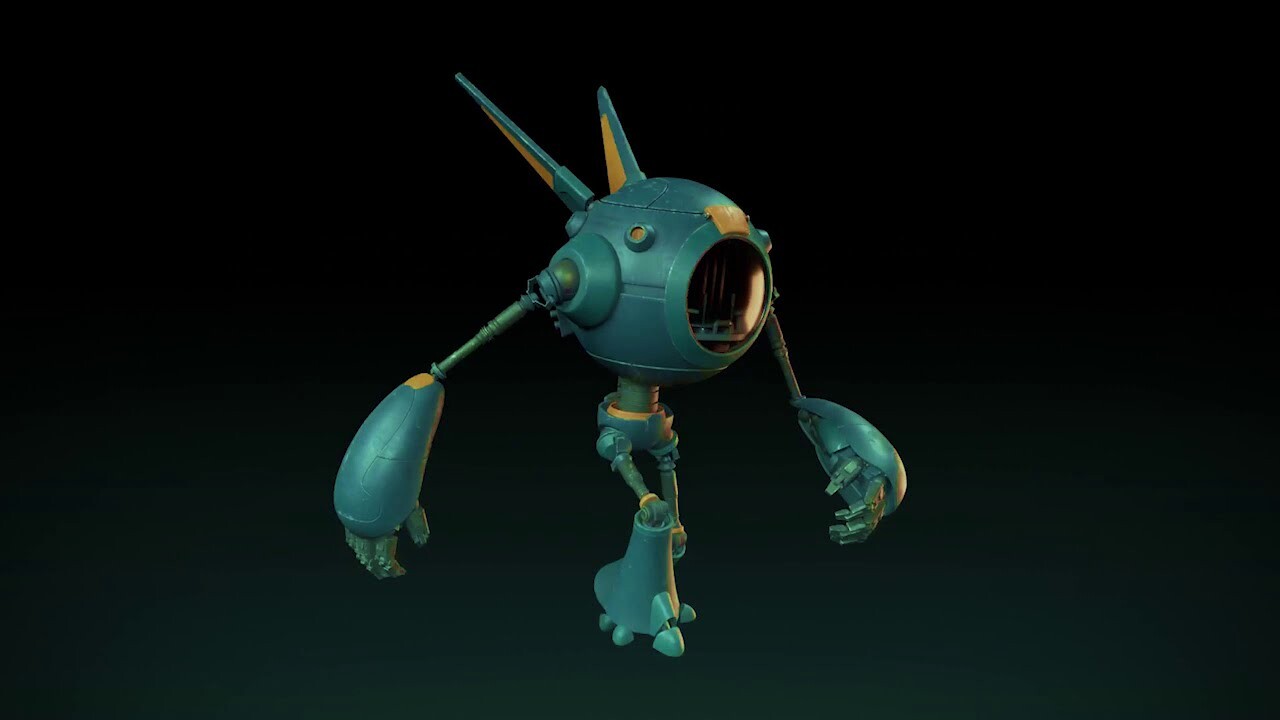 ArtStation - Robot - rig demo