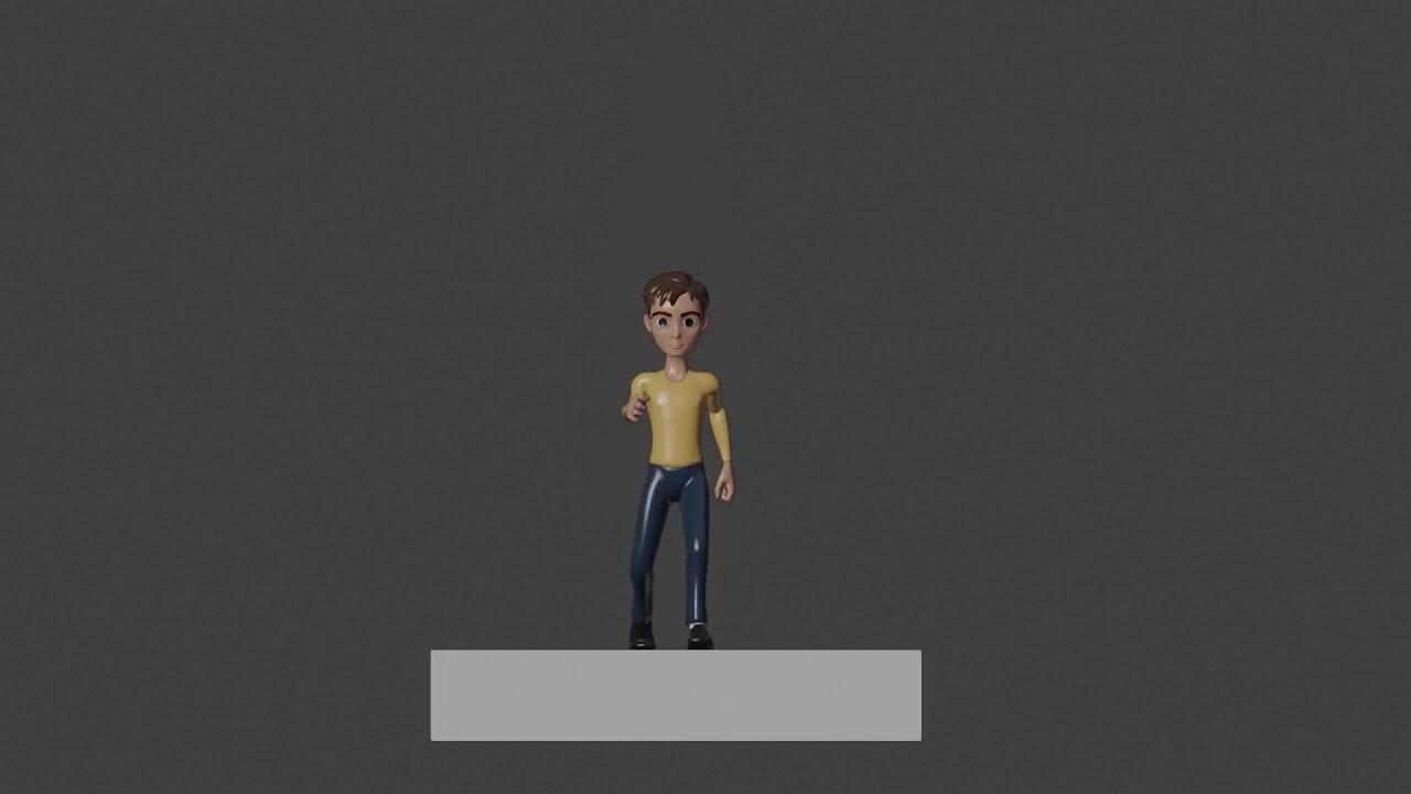ArtStation - 3D Walk Cycle Test Animation