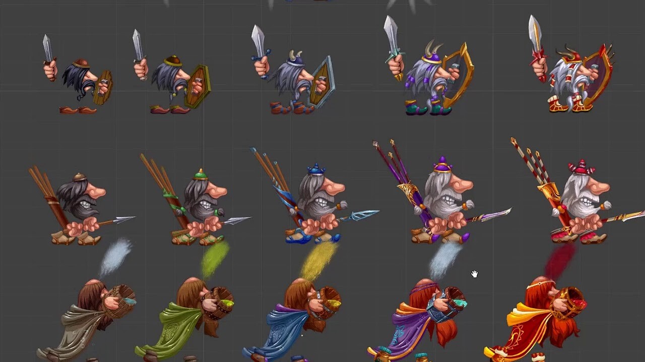 ArtStation - Unity 2D animation character and Particles