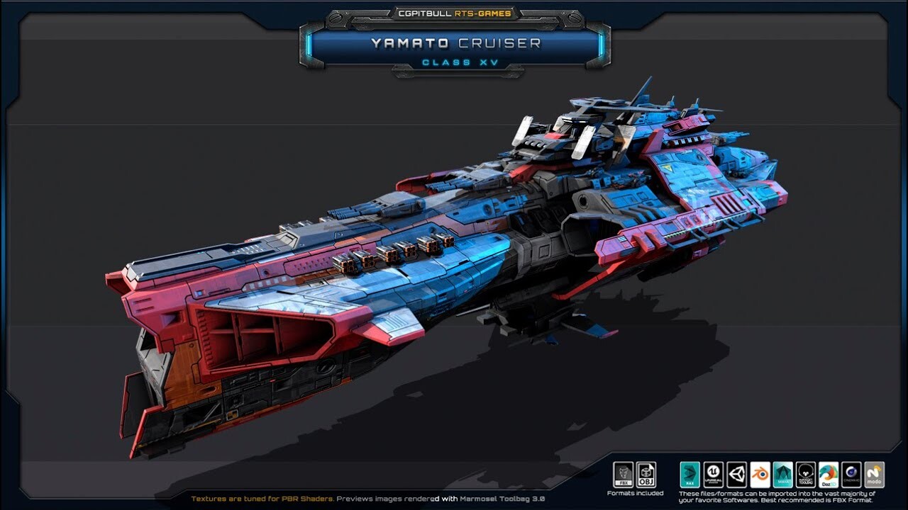 ArtStation - NEXTGEN - Yamato Cruiser - Class XV