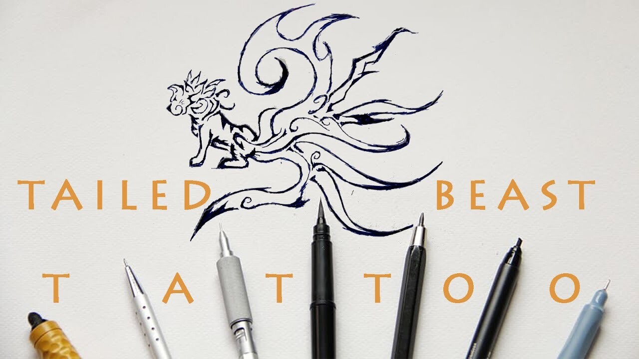 ArtStation - Tailed beast TATTOO DRAW