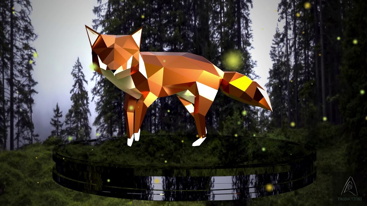 ArtStation - 3D Fox