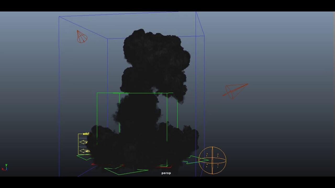 ArtStation - maya fx fumefx big EXPLOSION