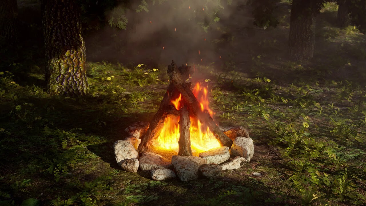 ArtStation - Campfire Simulation