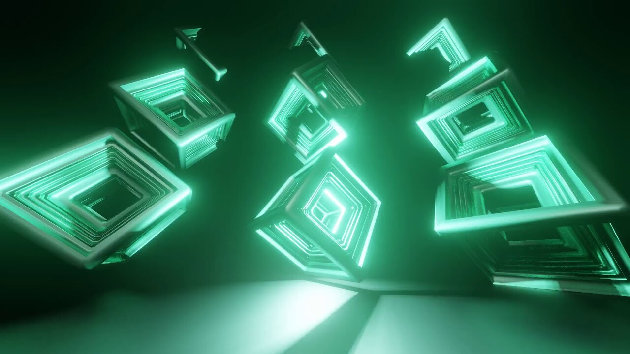 ArtStation - Neon Cube Animation