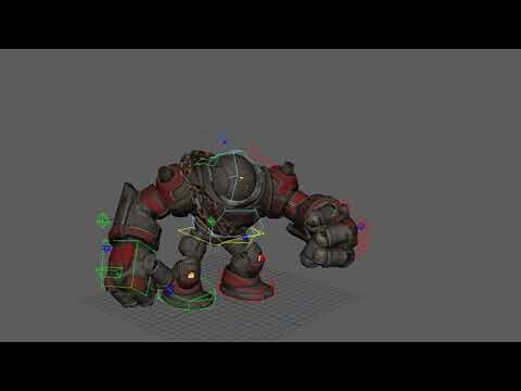 ArtStation - Metal Boss Fighting Game animations