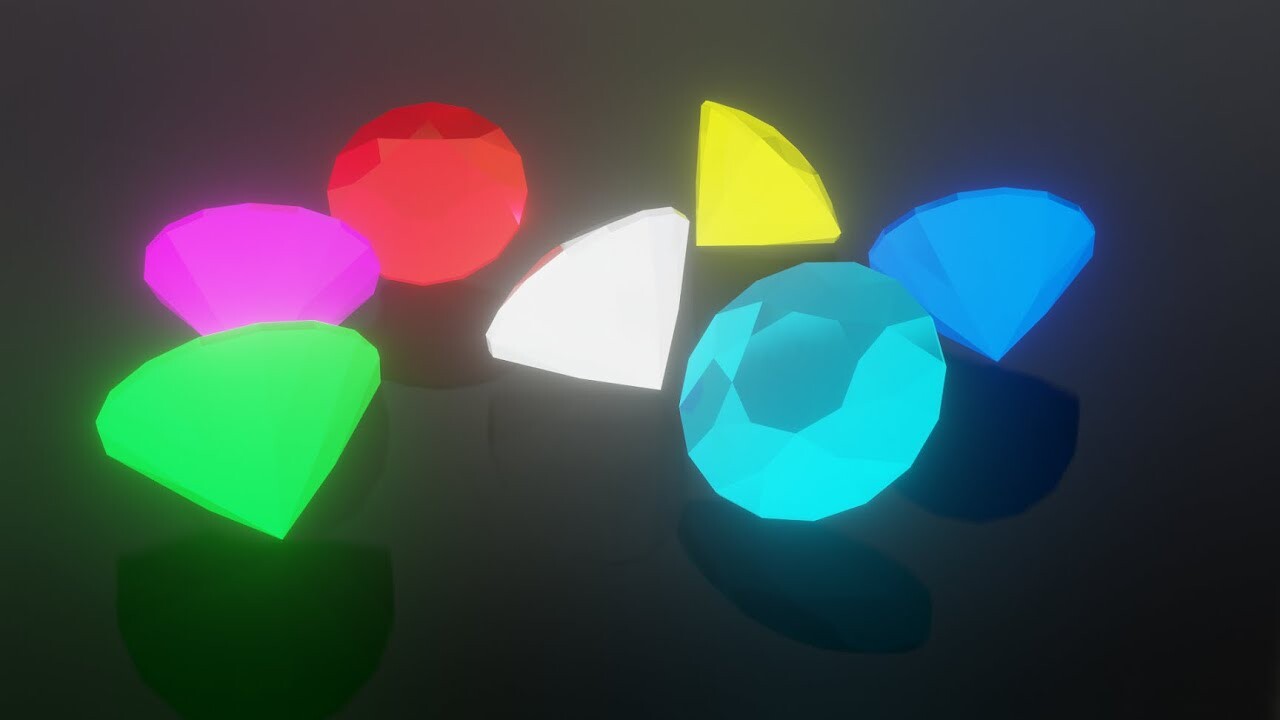 ArtStation - diamond 3d modeling