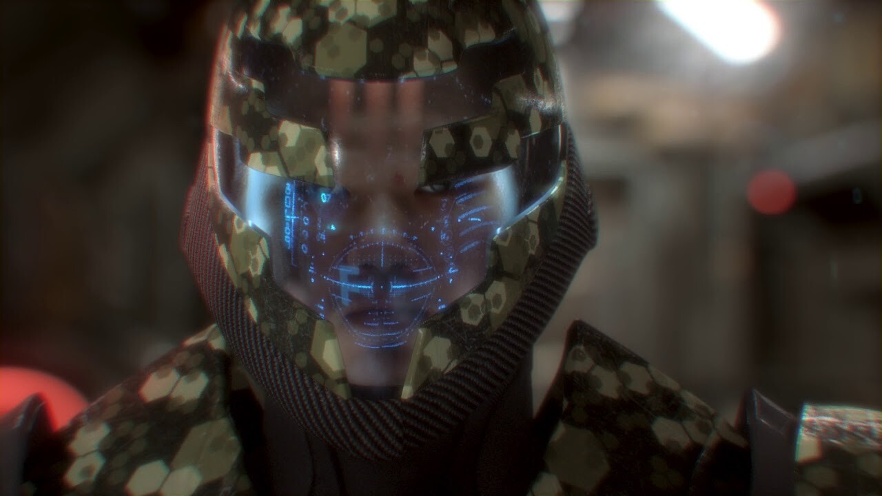 ArtStation - Space Helmet Multilayered Comp