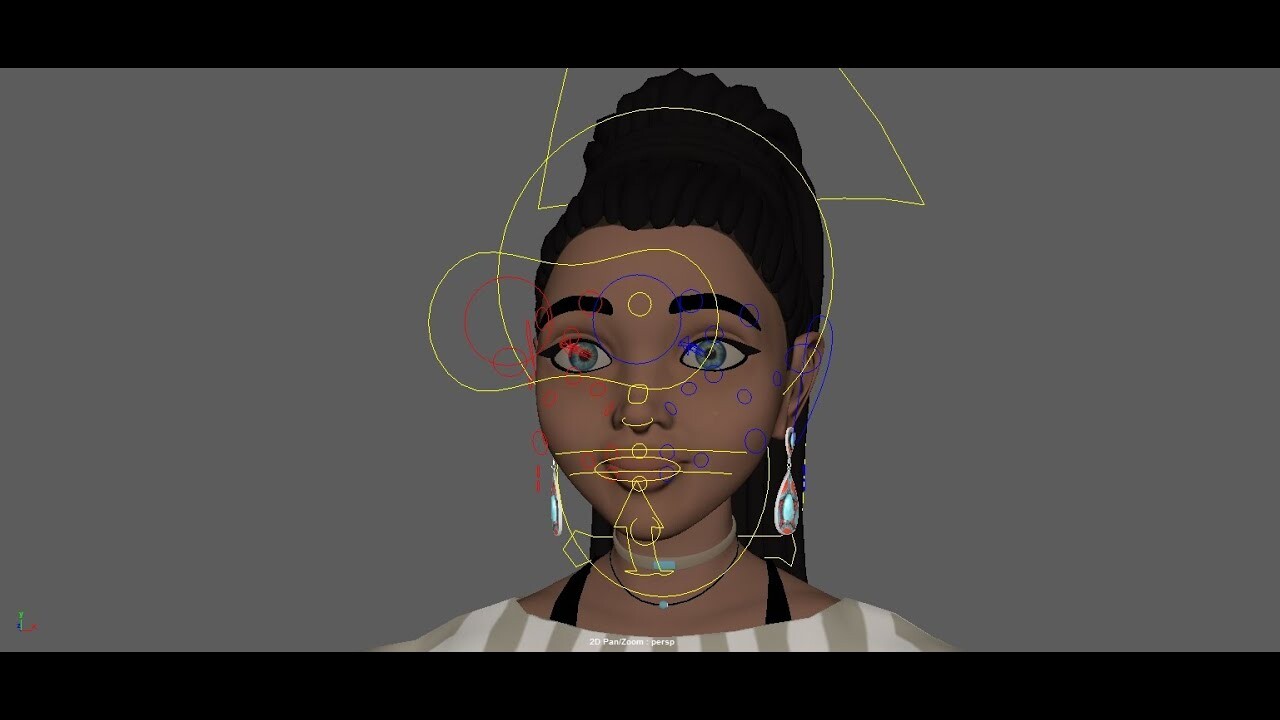 ArtStation - Stylized Character face Rig