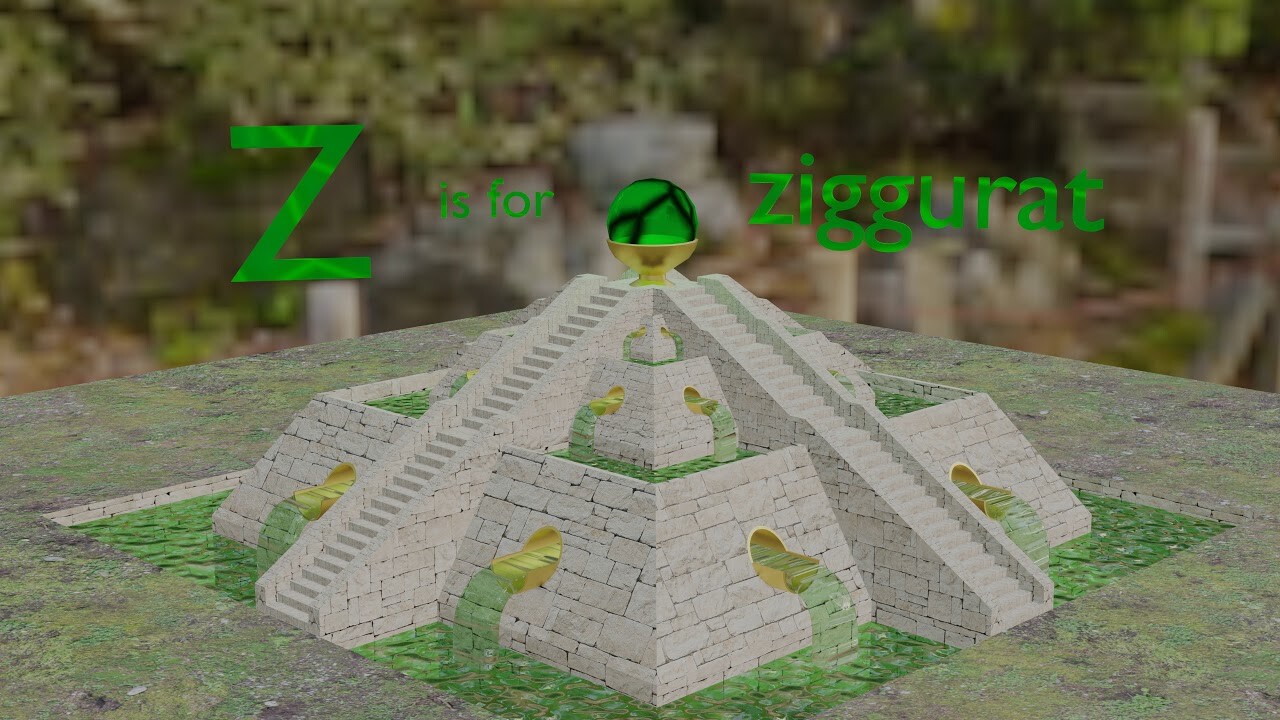 ArtStation - Z is for ziggurat