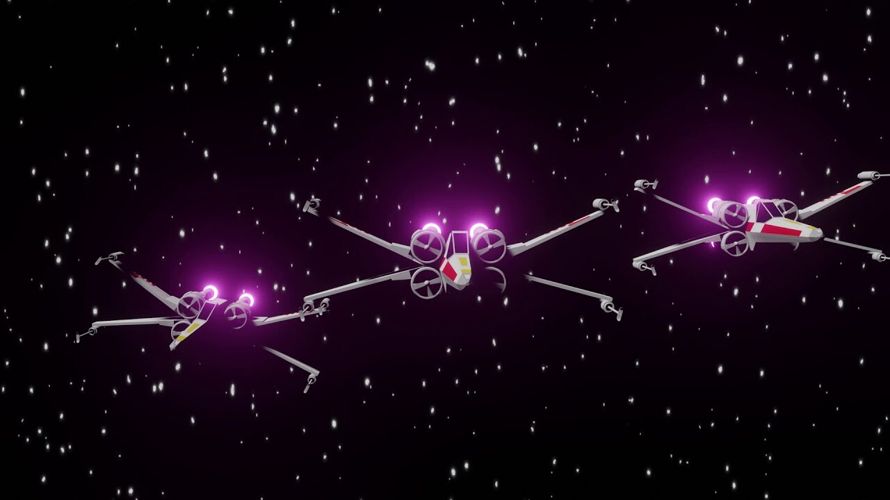 ArtStation - X-wing Animated short