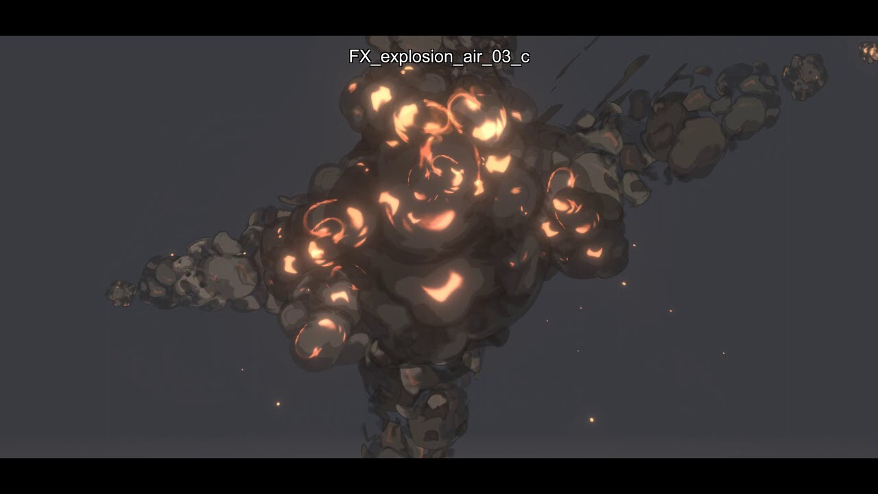 ArtStation - Stylized Explosion