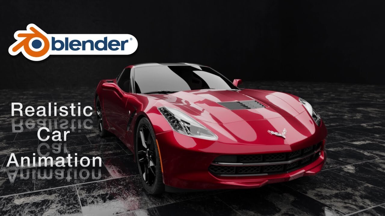 ArtStation - Corvette C7 Car Animation Done in Blender