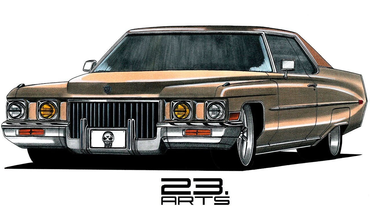 ArtStation - Cadillac Coupe Deville