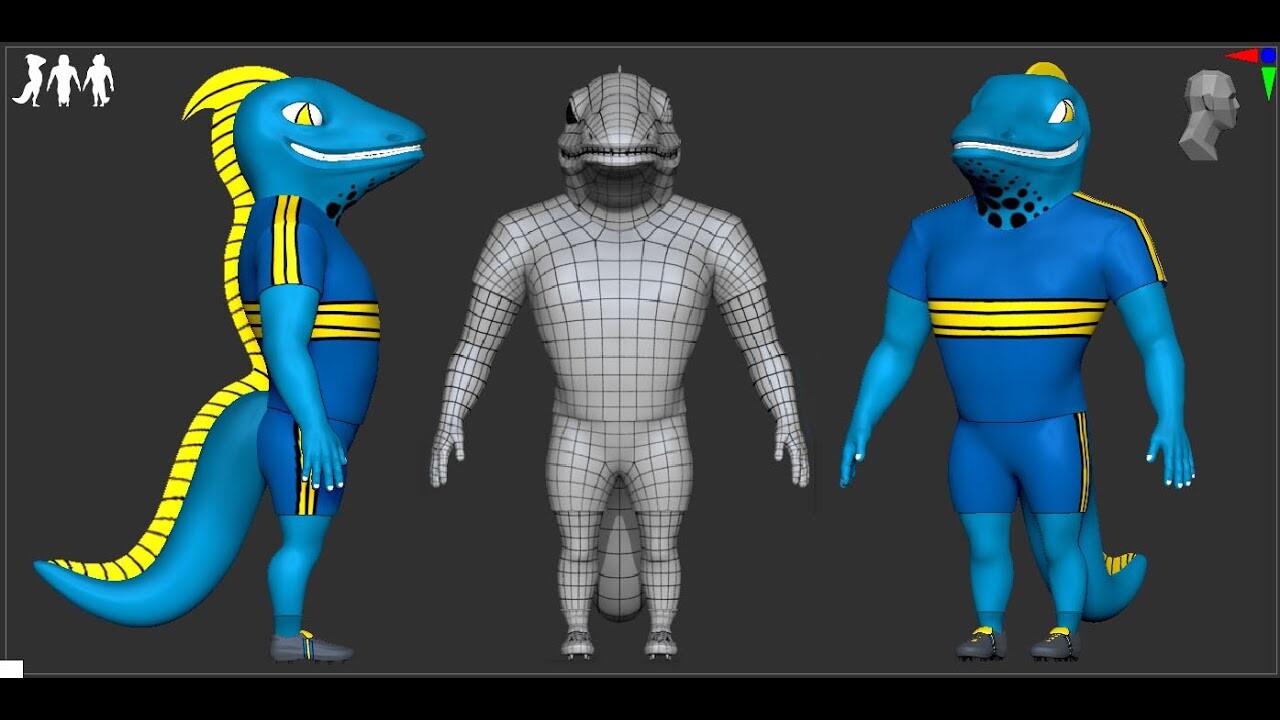 ArtStation - Simple Game Character (Model, Texture and Rig)