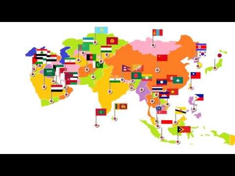 ArtStation - Asian Map Pop Up