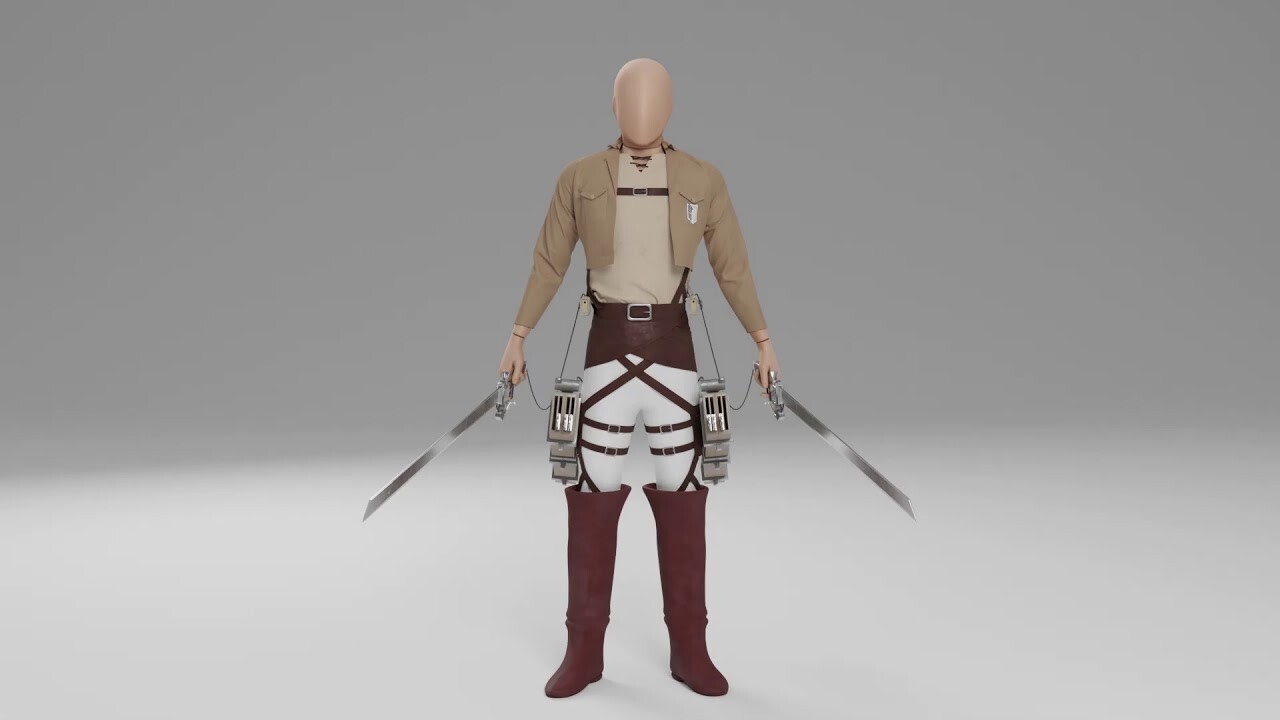 ArtStation - Attack on Titan ODM gear