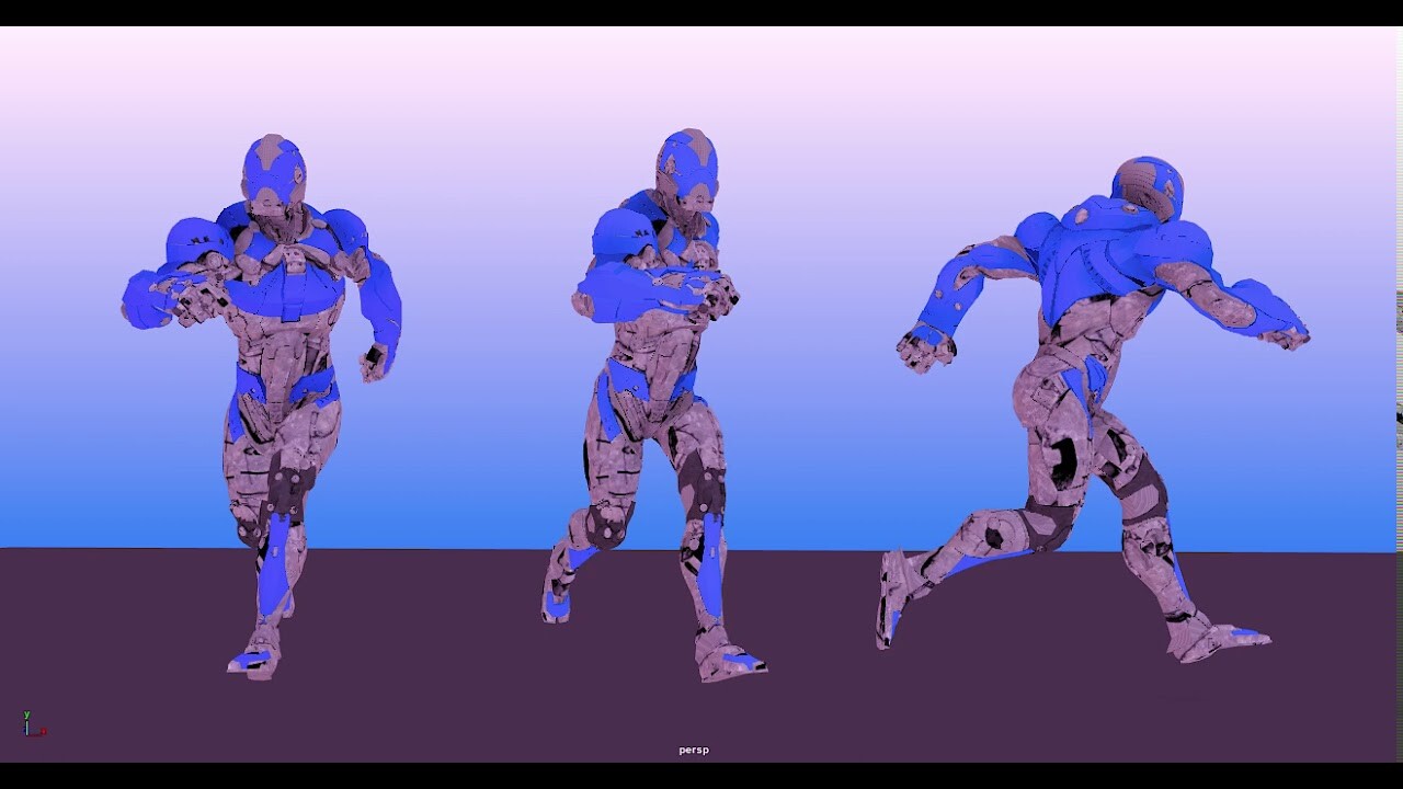 ArtStation - Cyborg animation cycles