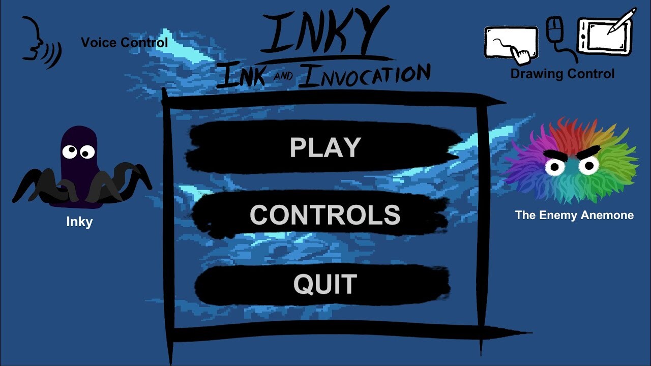 ArtStation - "Inky" - Speech Control and Drawing Game