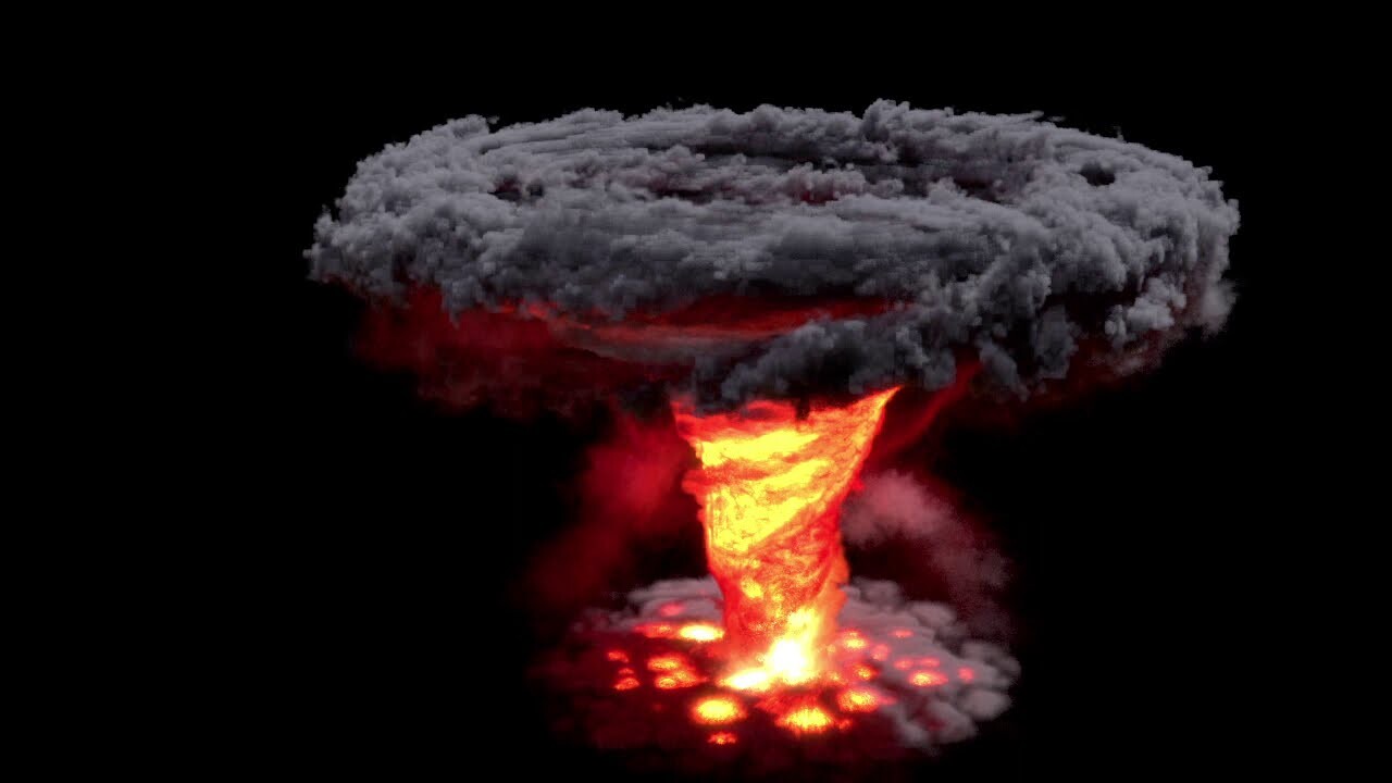 ArtStation - Custom vector field based Magical Tornado simulation