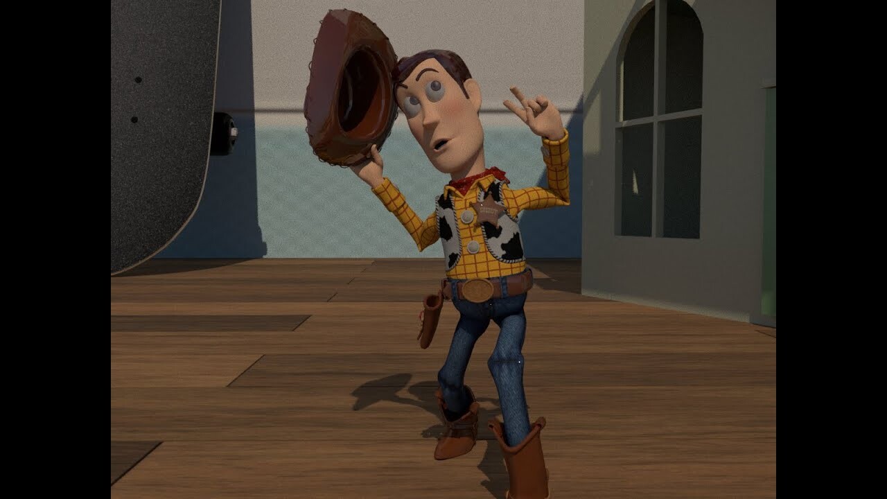 ArtStation - Animation Study using Woody Rig