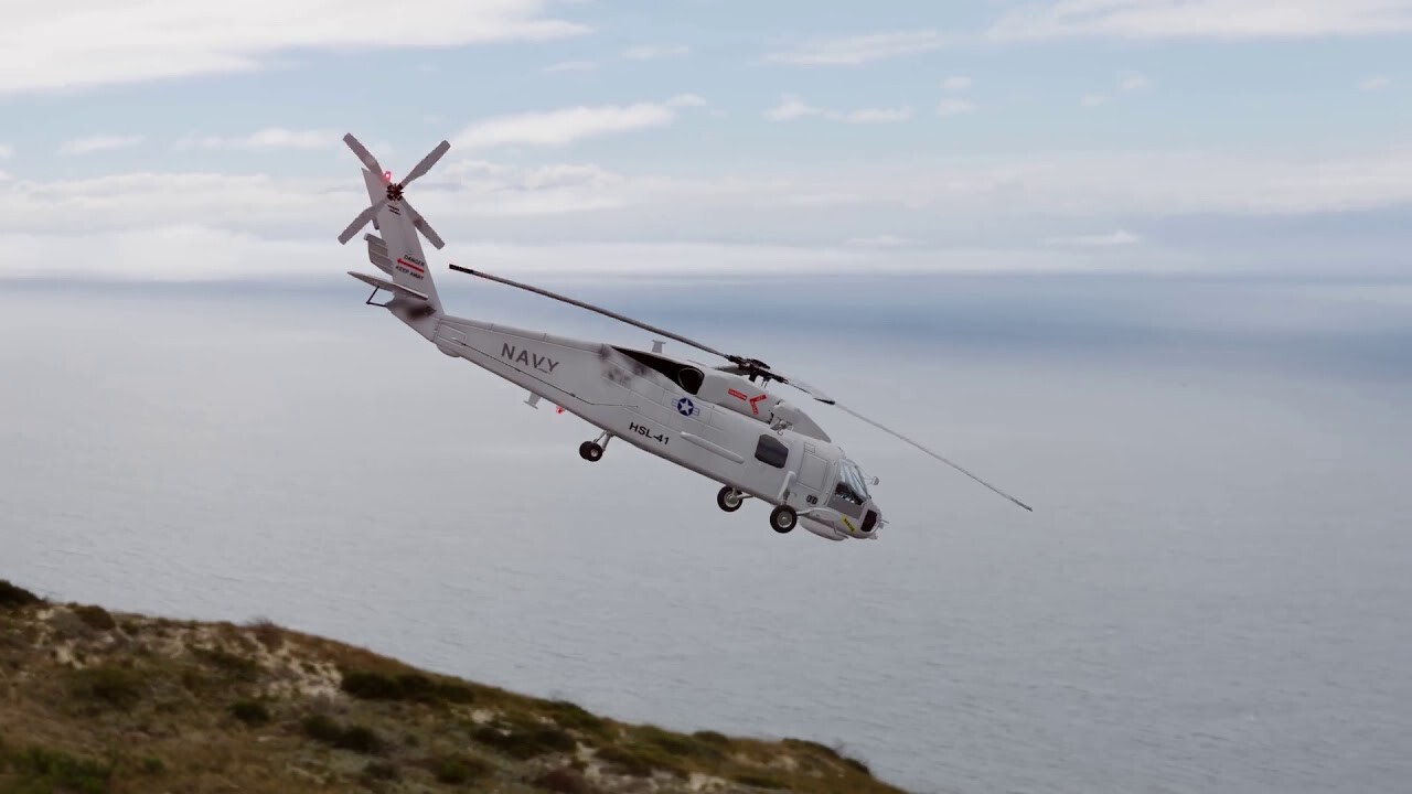 ArtStation - Realistic VFX Helicopter Scene in Blender