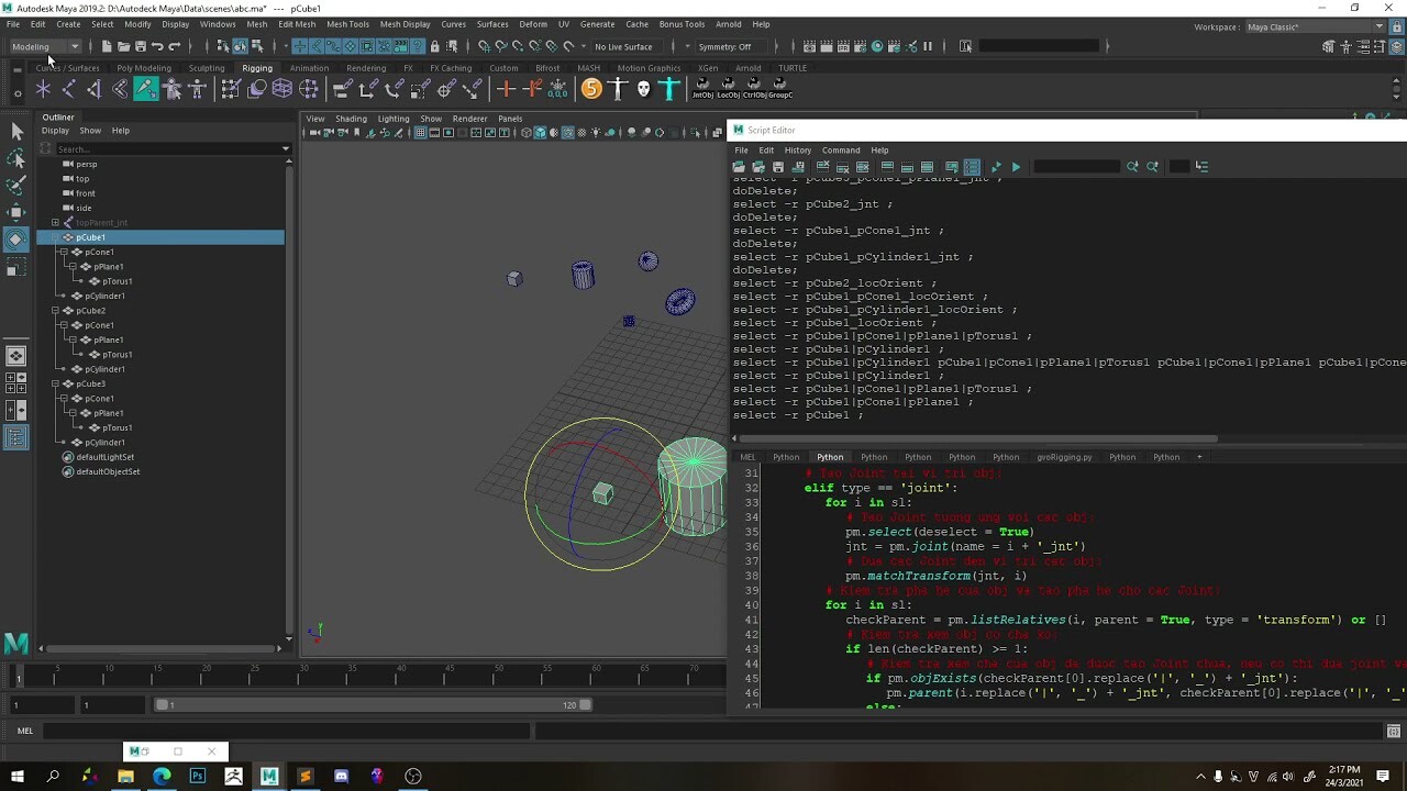 ArtStation - PyMel - Create Locator at selected objects