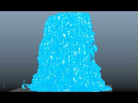 ArtStation - maya fx toon waterfall fx asset l 툰 폭포 어셋 ㅣ漫画 ㅣmanga