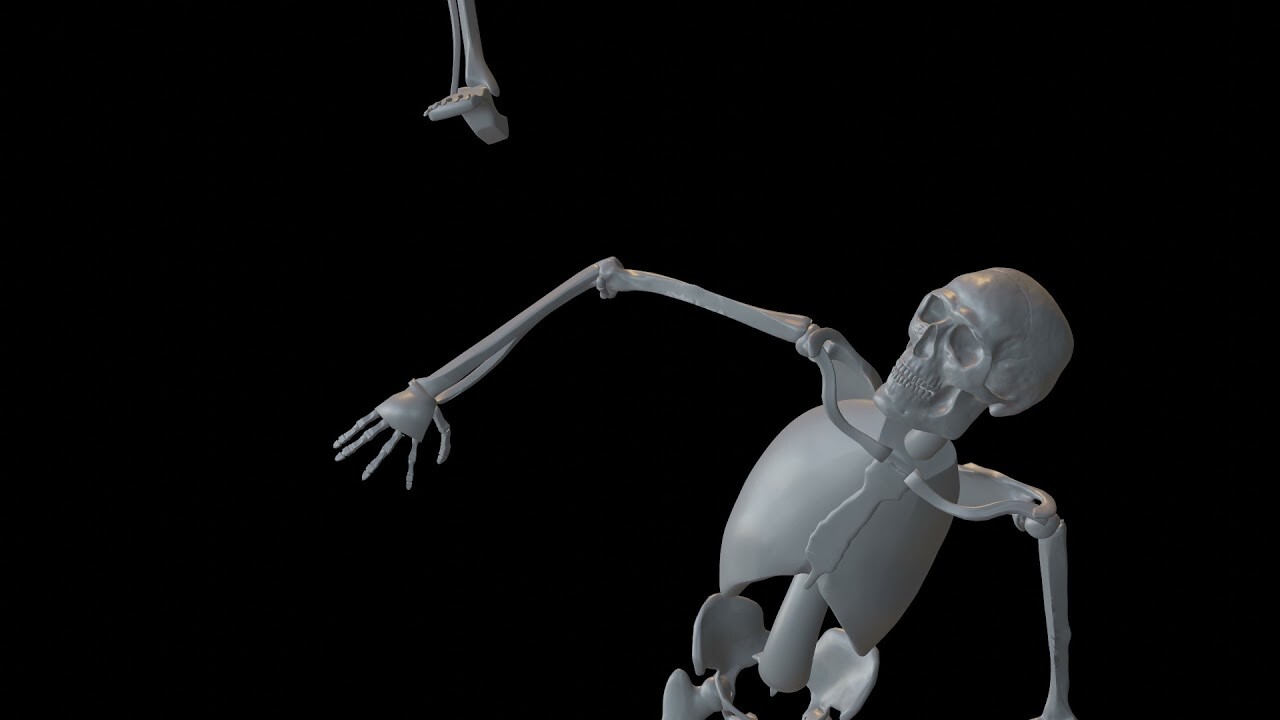 ArtStation - Dynamic Poses of Skeleton