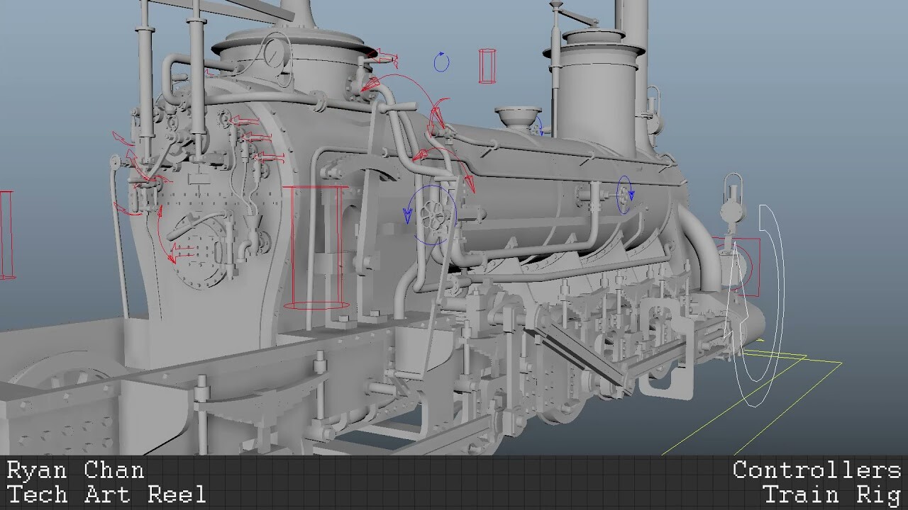 ArtStation - Train Rig
