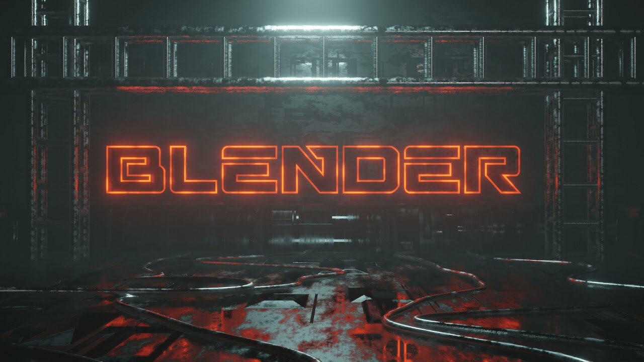 ArtStation - BLENDER iron glow