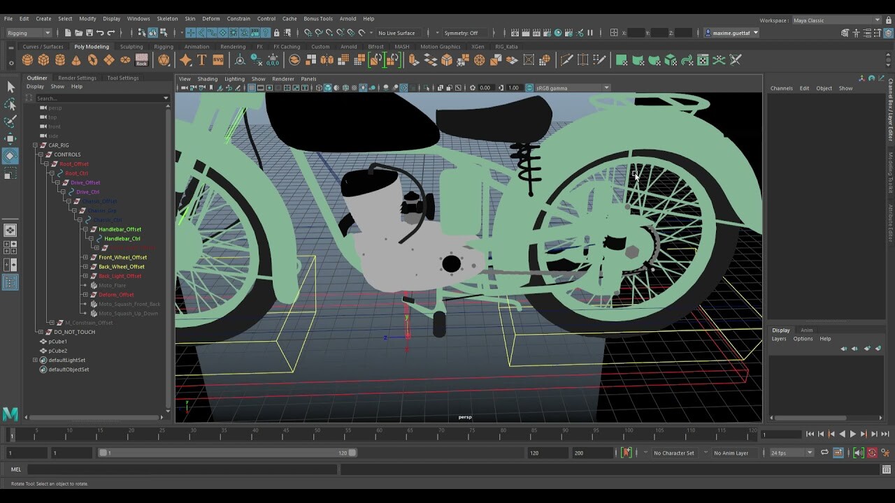 ArtStation - Motorbike Rig