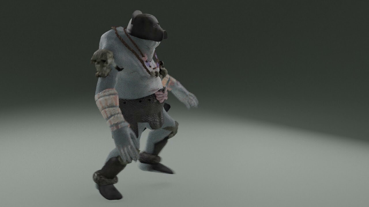 ArtStation - Lars the Orc final Walk Cycle