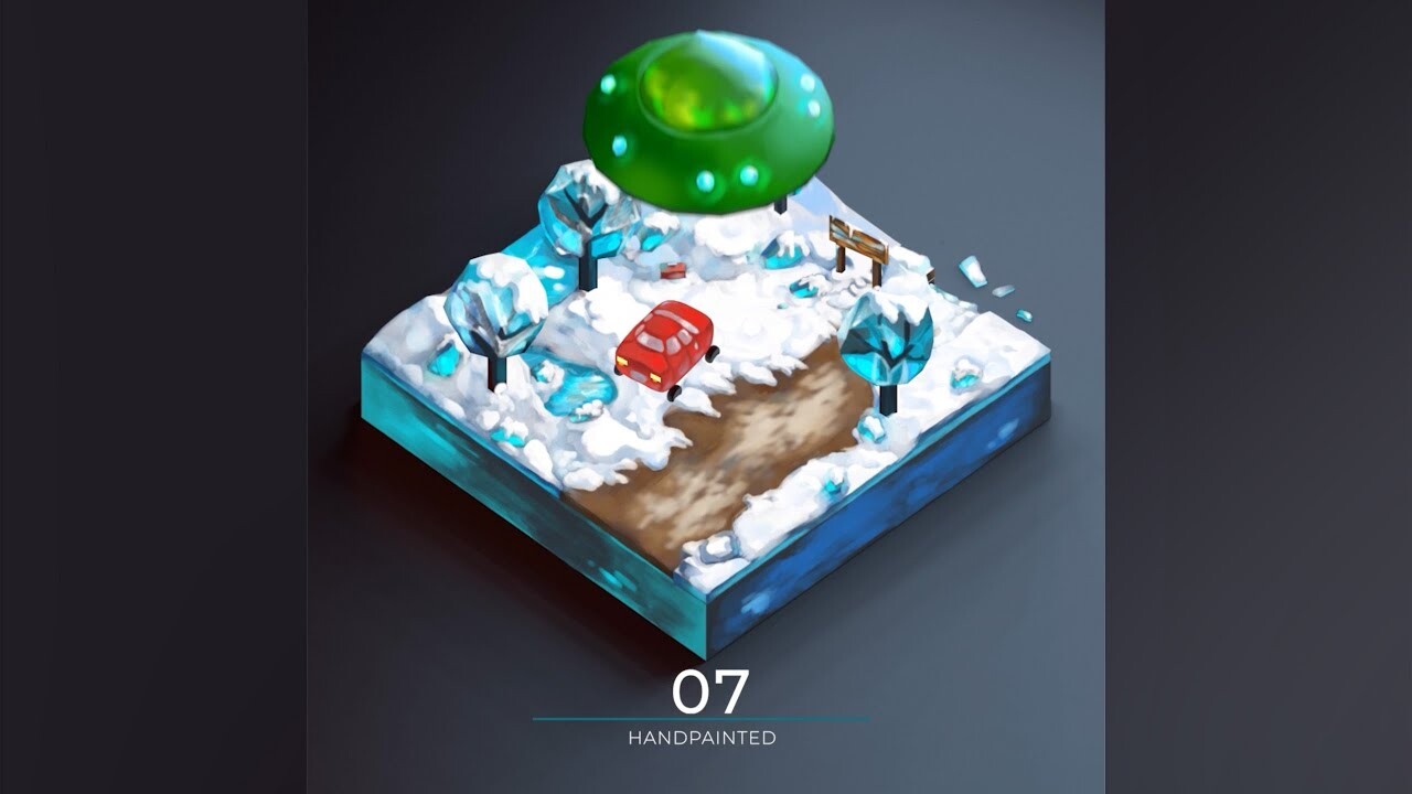 ArtStation - Stylized 3D Art in Blender (The art dump from the course)