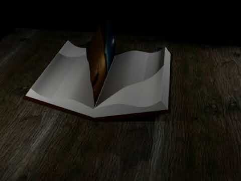 ArtStation - book animation in 3ds max.