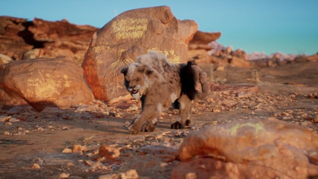 ArtStation - Grooming animation test performed on a sabretooth