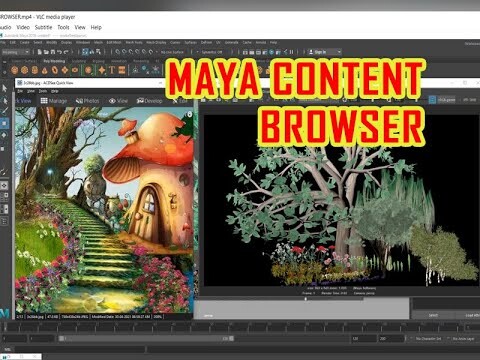 ArtStation - MAYA CONTENT BROWSER