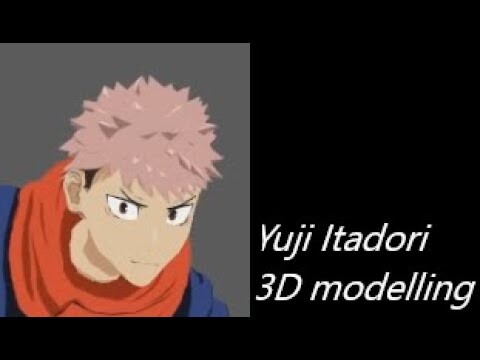 ArtStation - Yuji Itadori - Jujutsu Kaisen (3D modeling and rigging)