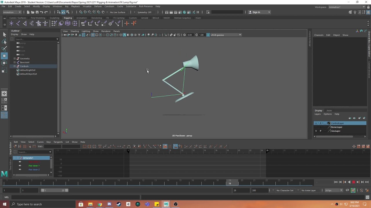 ArtStation - Jumping Lamp Animation