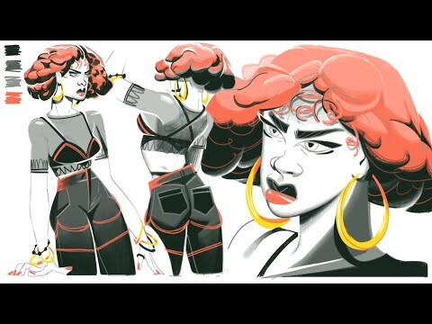 ArtStation - Time lapse character design