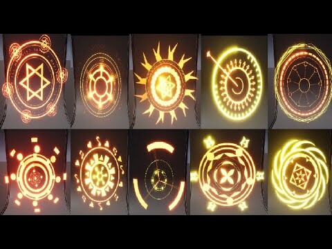 ArtStation - Magical Circle | array | Ring| Unreal engine niagara | ue4