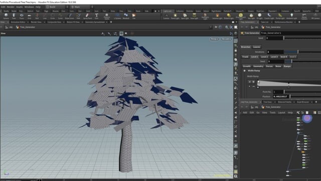 ArtStation - Procedural Trees, Rocks and Snowflakes