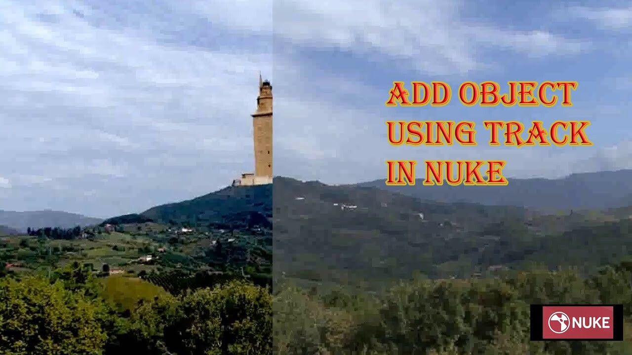 ArtStation - Add Object in scene using track in NUKE