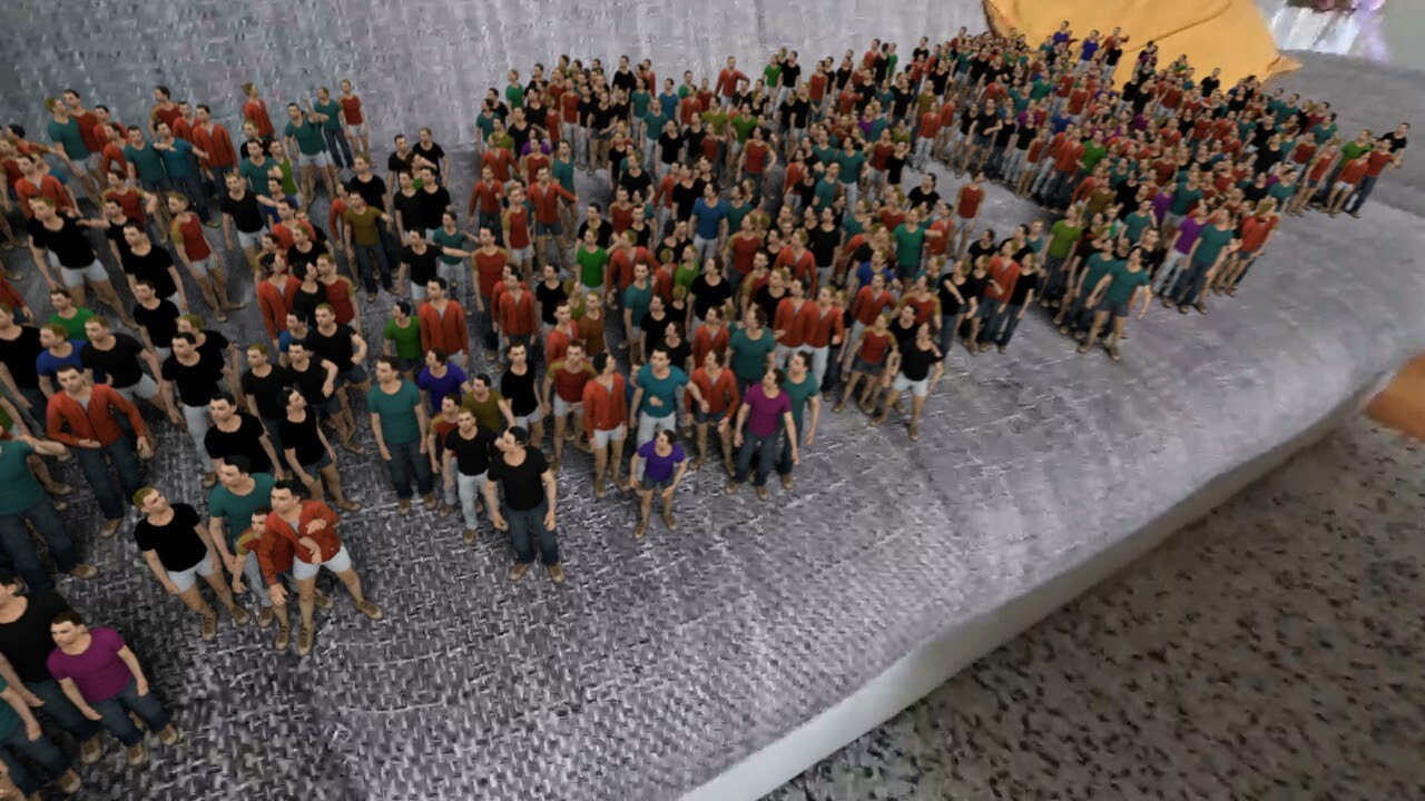 ArtStation - Crowd on couch