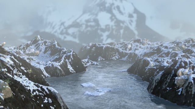 ArtStation - RIVER SIMULATION - Houdini 2021