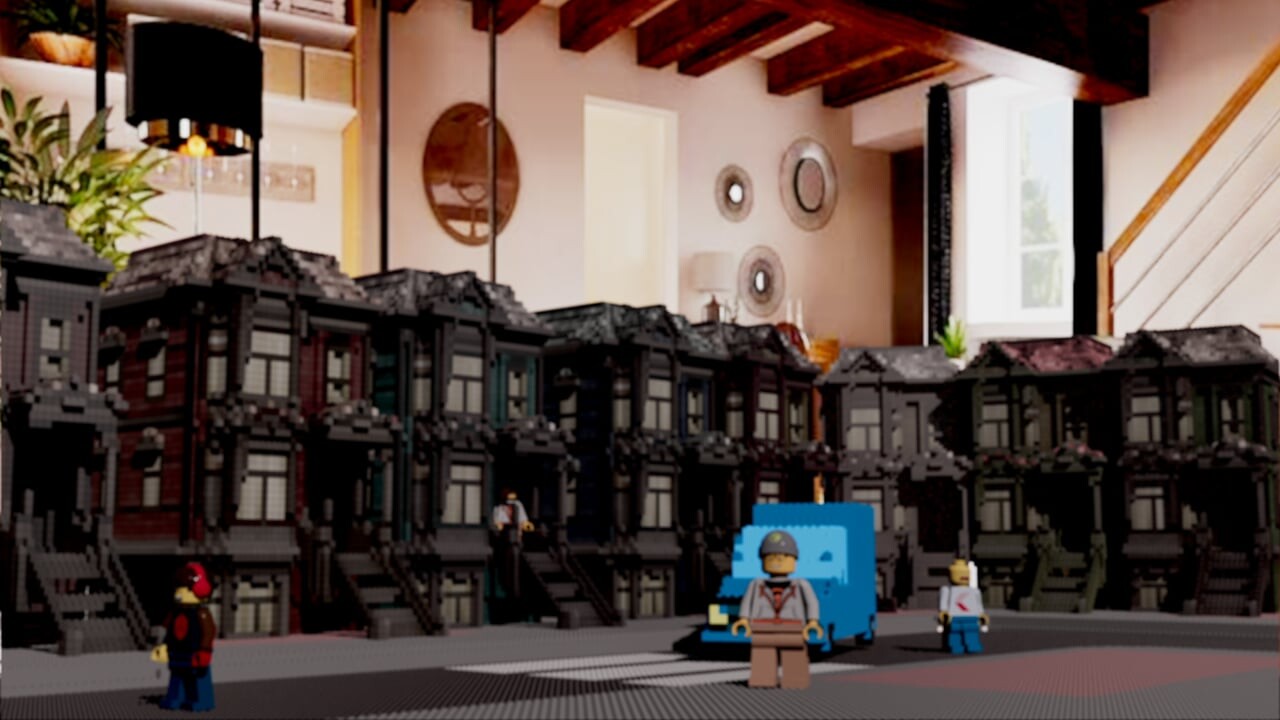 ArtStation - Lego explosion