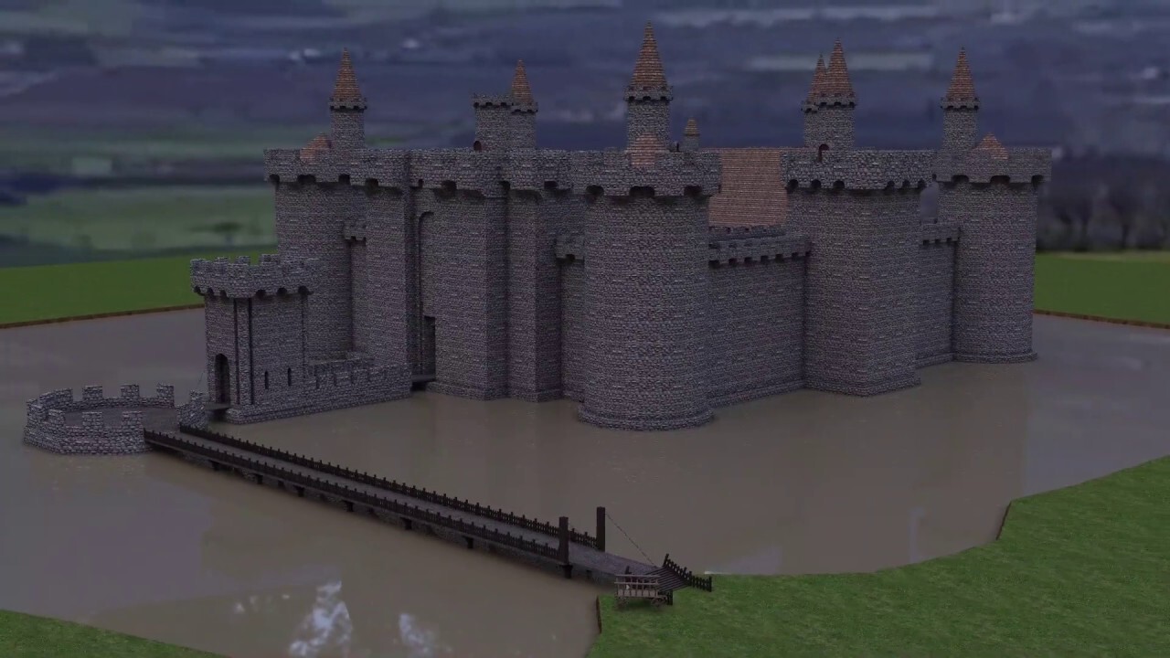 ArtStation - Uni project, Bodium castle.