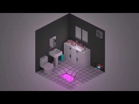 ArtStation - Bathroom Animation loop