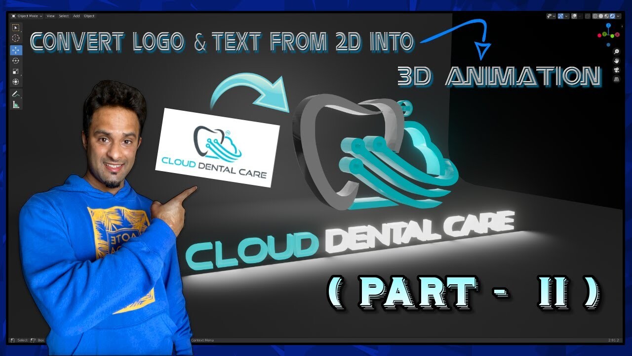 ArtStation - How I made this 3D logo & title animation out of an image ...