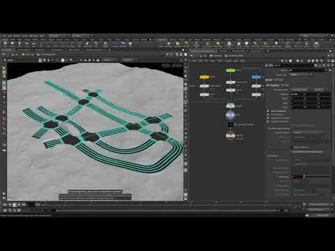 ArtStation - Houdini Road Tool with Intersections, Cuts, Fills and Terrain Conforming